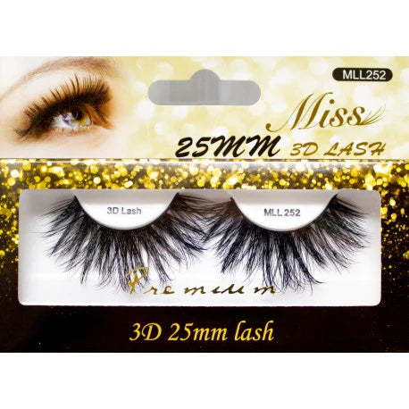 Miss Lashes 3D 25mm Lash - MLL252 – Beauty Nation