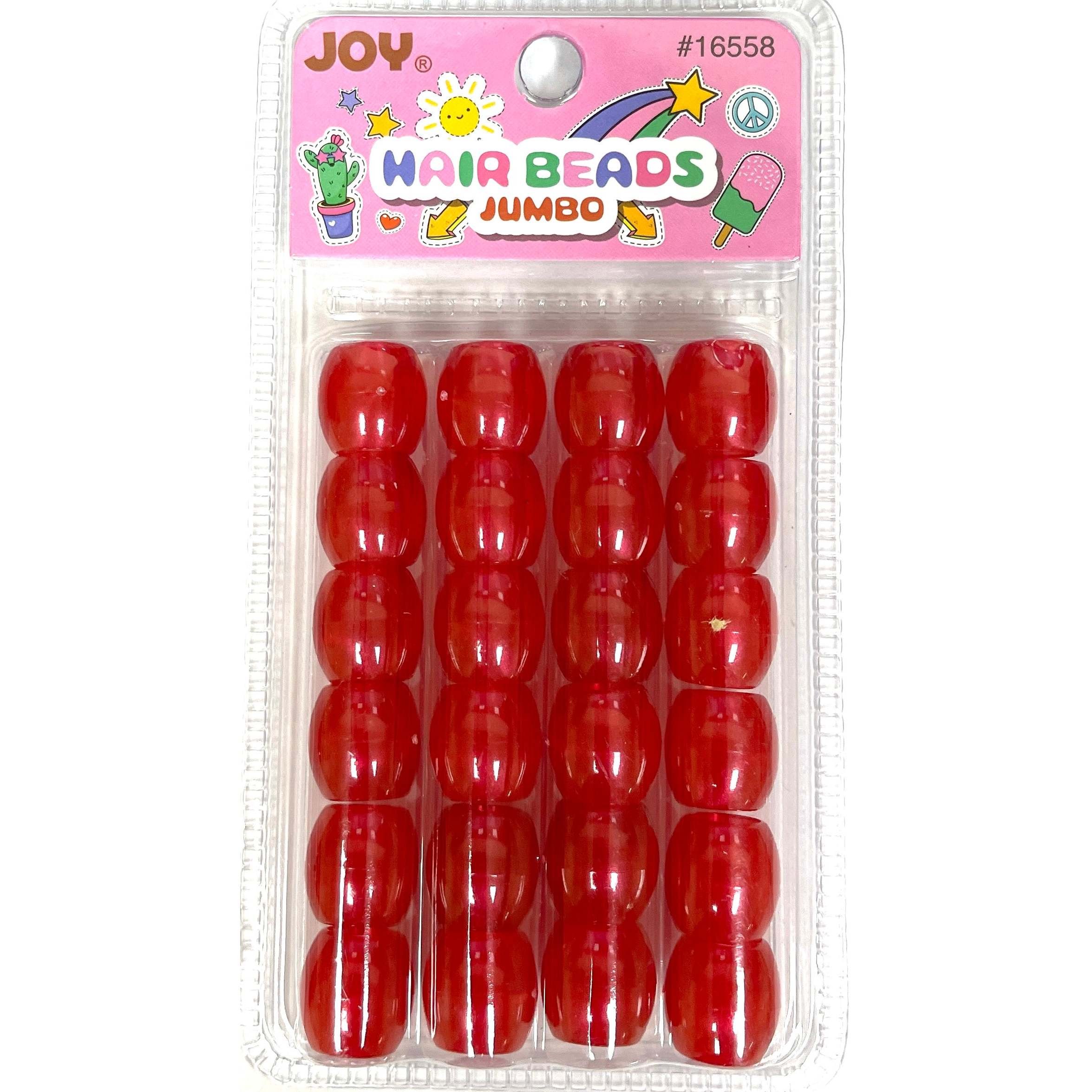 Joy Round Oval Plastic Beads Jumbo #16558 – Beauty Nation