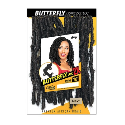 Zury Synthetic Loc Crochet Braid - BUTTERFLY LOC 2X 10" – Beauty Nation