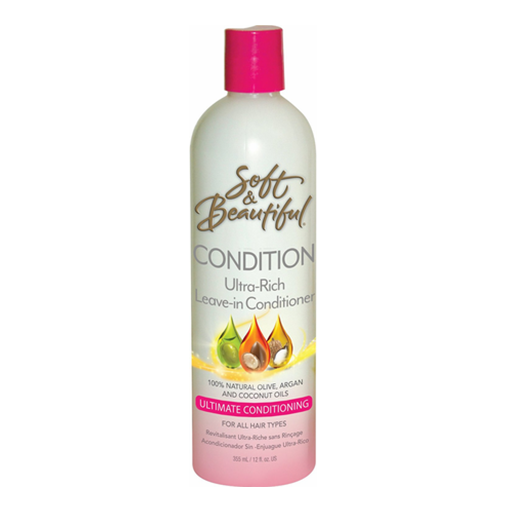 Soft & Beautiful Condition Ultra-Rich Leave-In Conditioner 12 oz ...