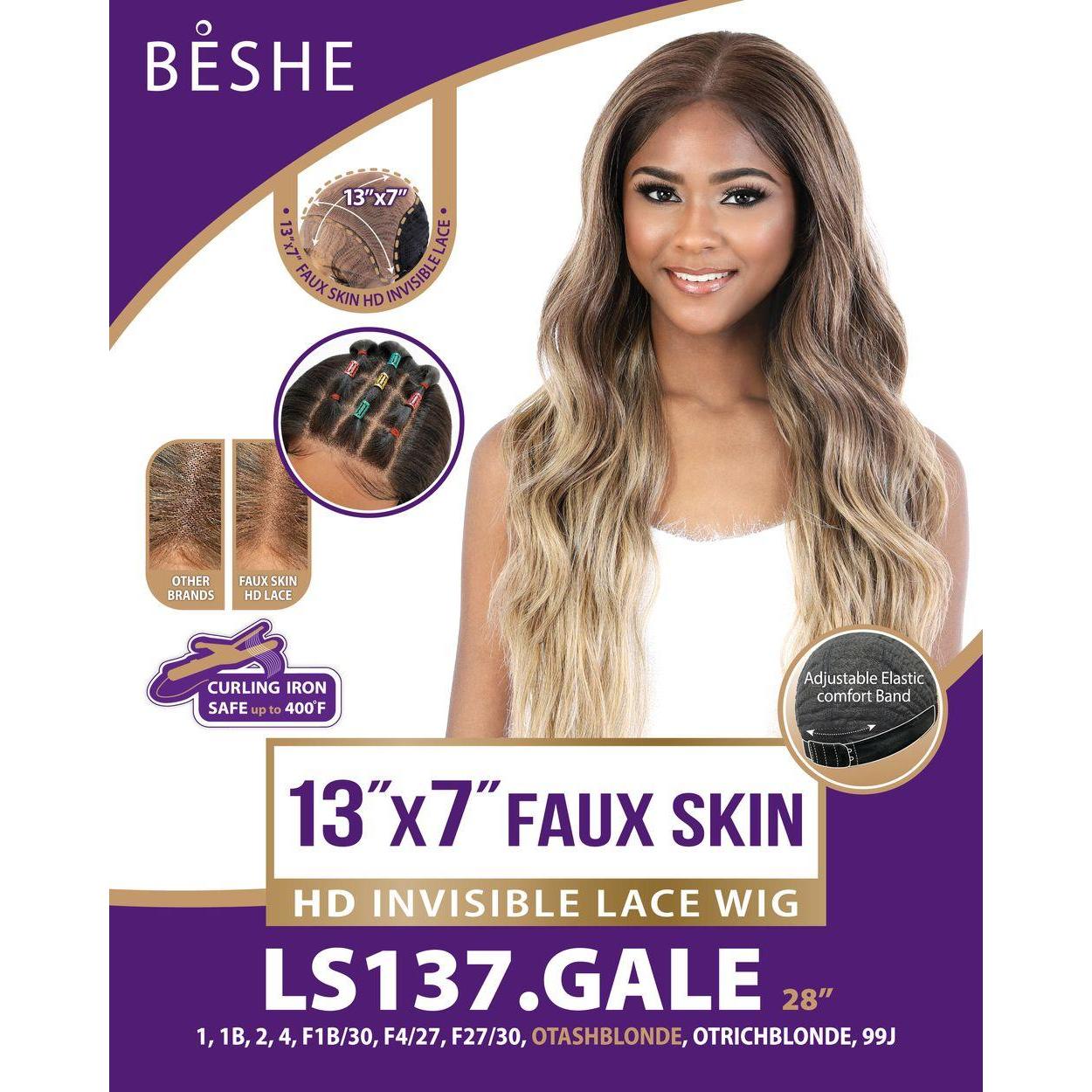 Beshe 13"X 7" Faux Skin HD Invisible Lace Wig LS137-Gale 28" – Beauty ...