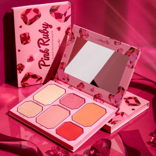 Pink Ruby - Blush & Highlighter Palette – Beauty Nation