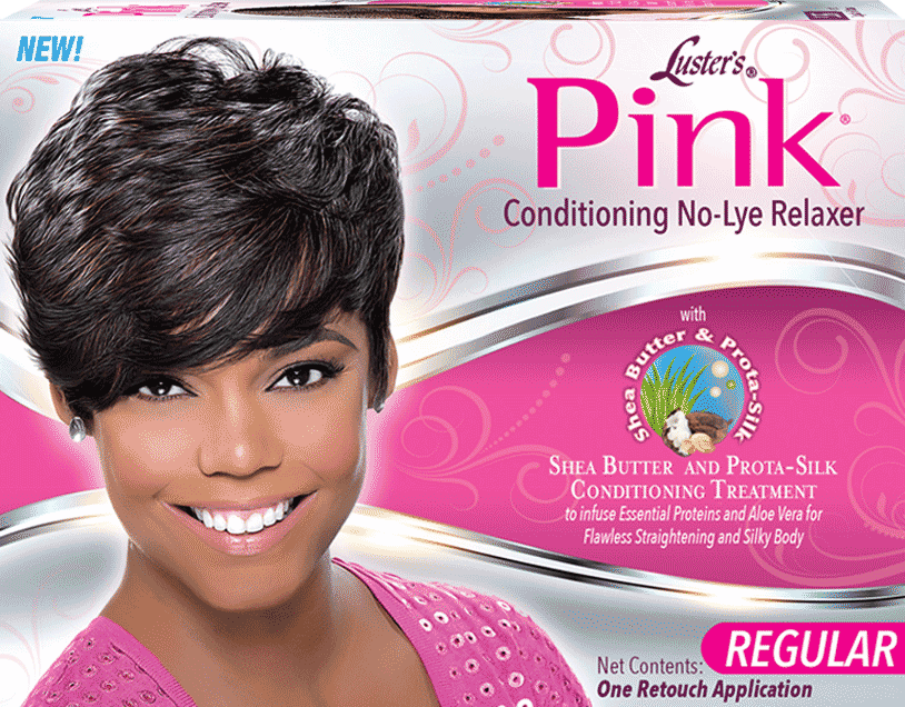 Pink® 1-Application Conditioning No-Lye Relaxer System with Shea Butte ...